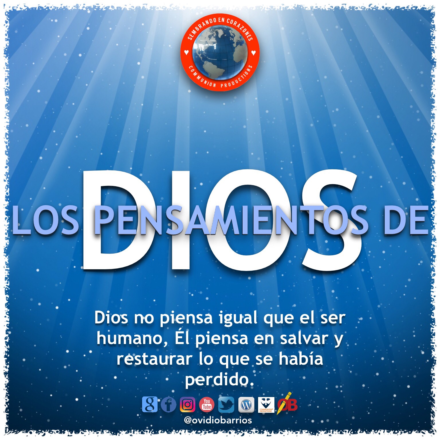LOS PENSAMIENTOS DE DIOS – Sembrando en Corazones